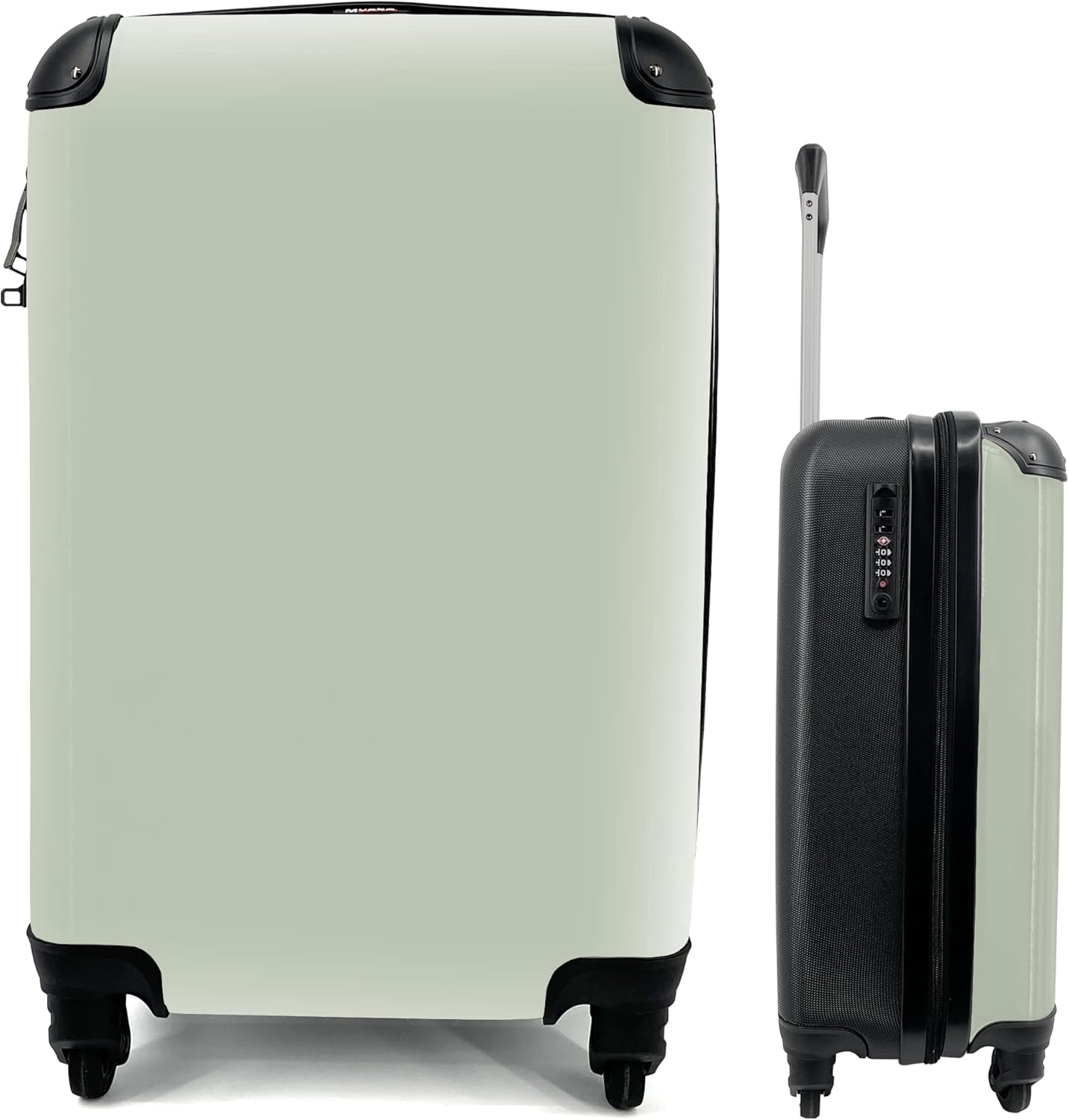 MuchoWow© Koffer Handgepäck Trolley Rollkoffer Kleine Reisekoffer mit 4 ...