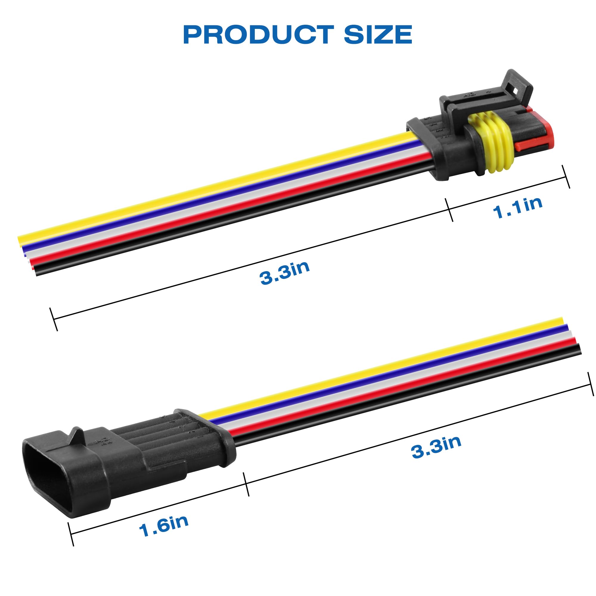 Snapklik.com : RDBS 5 Kit 5 Pin Electrical Wire Connectors 5 Way ...