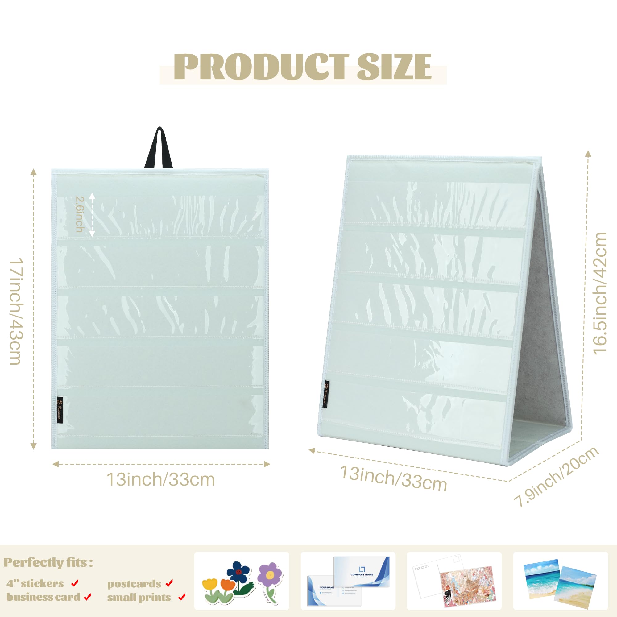 Snapklik.com : PACMAXI Portable Sticker Display Stand Double-Sided 10 ...