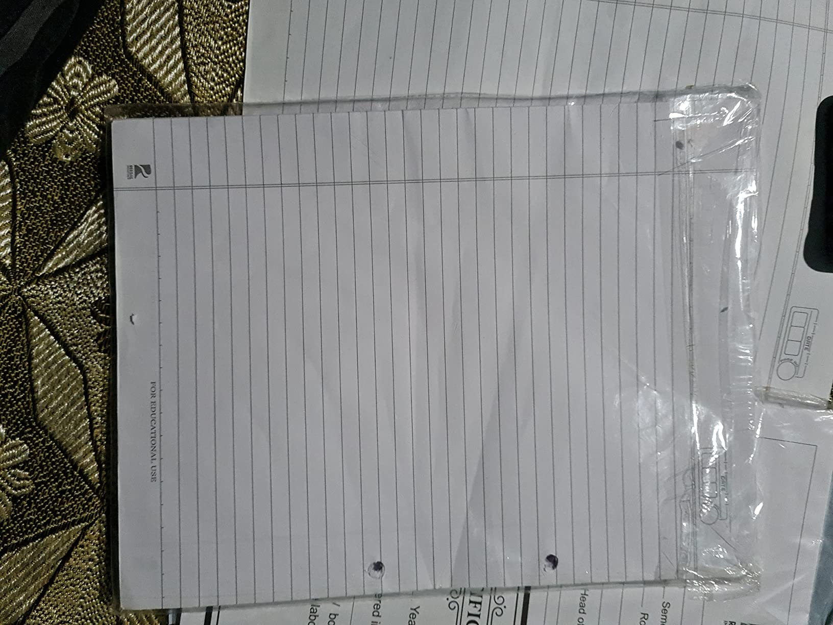 Both Side Ruled A4 Paper