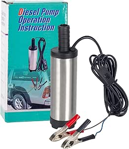 DC 12V 38mm Dieselpomp Oliepomp Dompelpompen met Filter Mesh, 12L/min ...