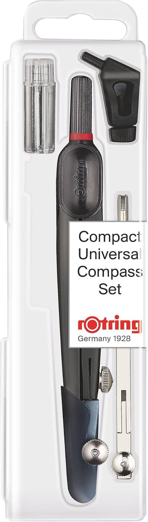 Amazon.com : rOtring Compact Universal Compass with Extension Bar and ...