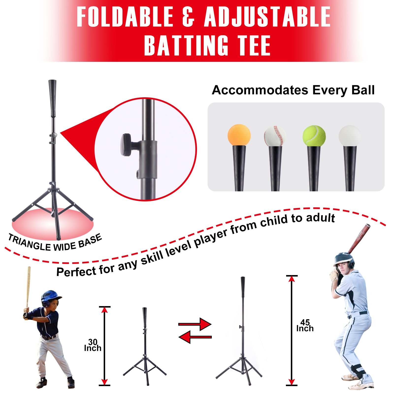Snapklik.com : 7x7ft Baseball Softball Practice Net w/Large Ball ...