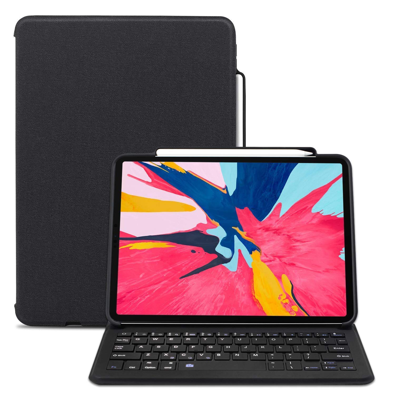 GRIPP Leather Bluetooth Keynote Keyboard Cover for iPad Pro 12.9 inch ...