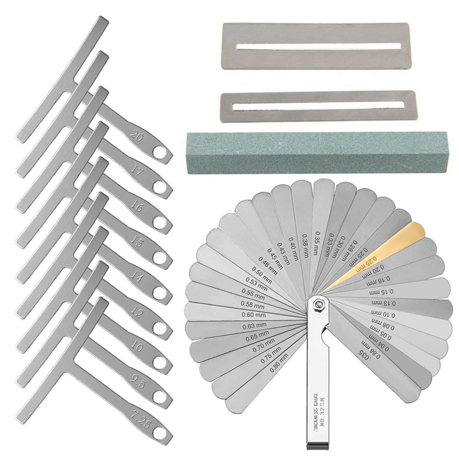 Buy guitar radius gauge set Guitar Tool Set Including Sander Radius ...