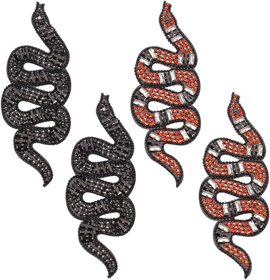 Pattern Snake Embroidered Badge Iron On Sew On Patch : Amazon.co.uk ...