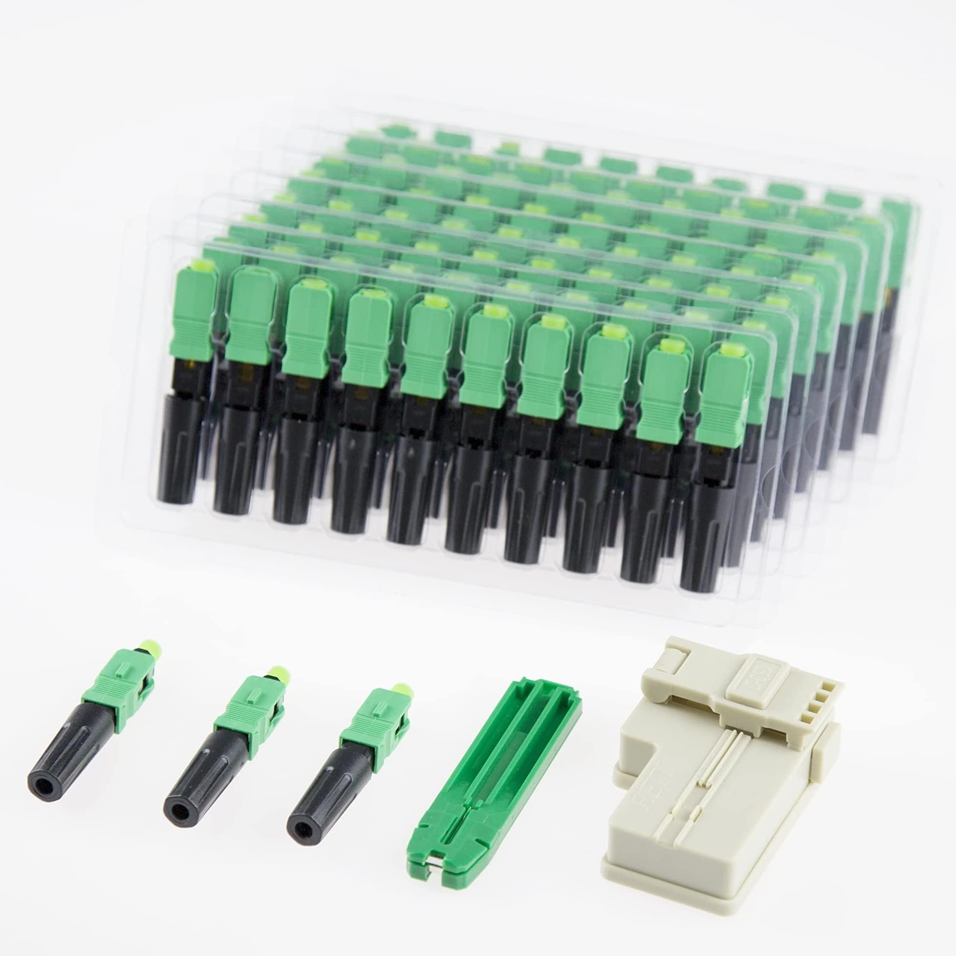 Amazon.com: Shaxon FCST-MM-10-B, ST Fiber Optic Connectors, Multimode ...