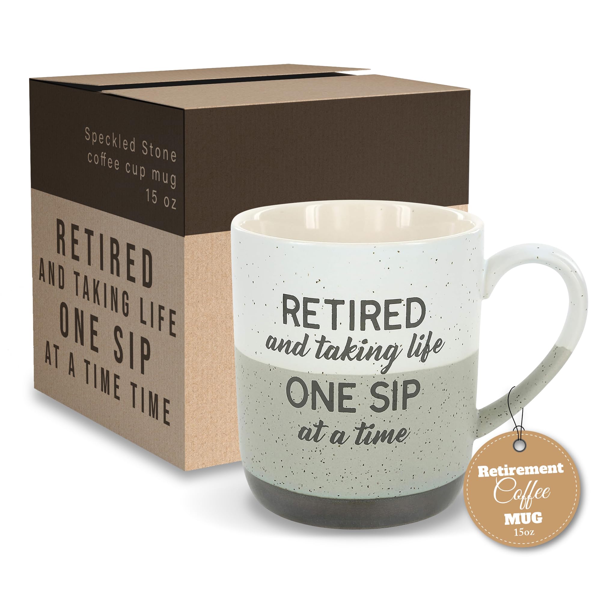 Amazon.com | Pavilion Retirement Coffee Mug - "Retired & Taking Life ...