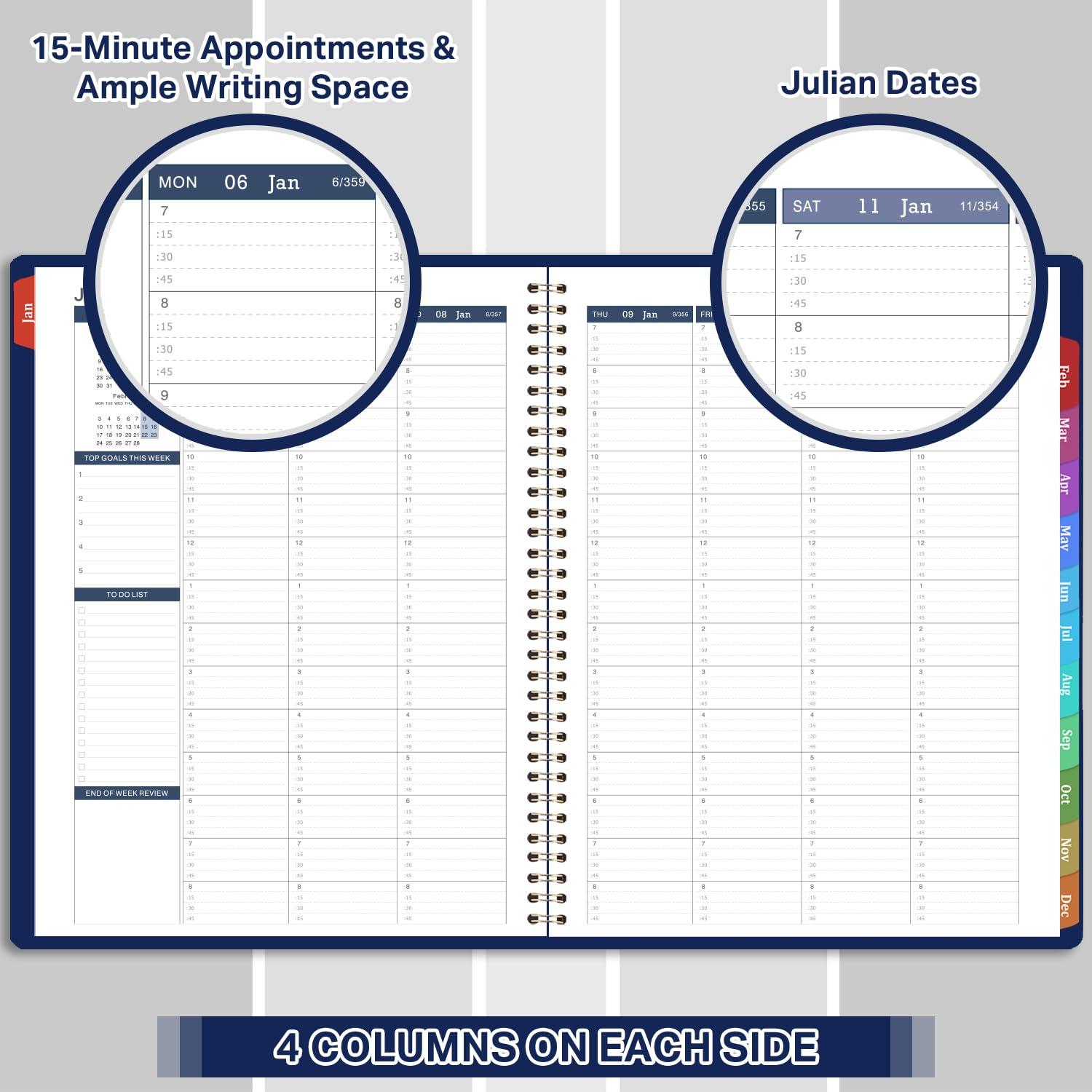 2025 Appointment Book – 2025 Diary from Jan 2025 – Dec 2025, A4 Week to ...