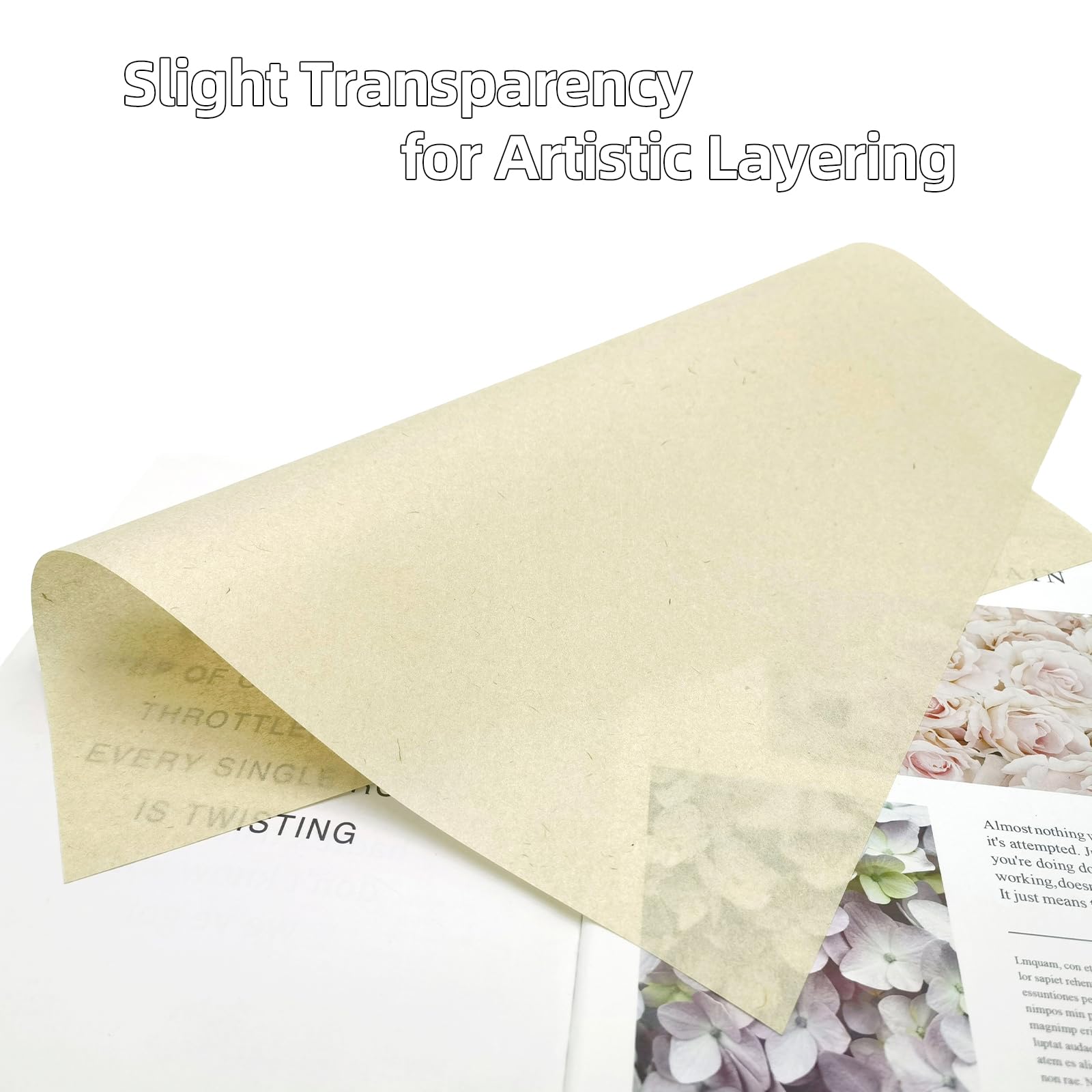 Snapklik.com : MLNSUNNY 50 Sheets Of Natural Artist Teabag Paper For ...