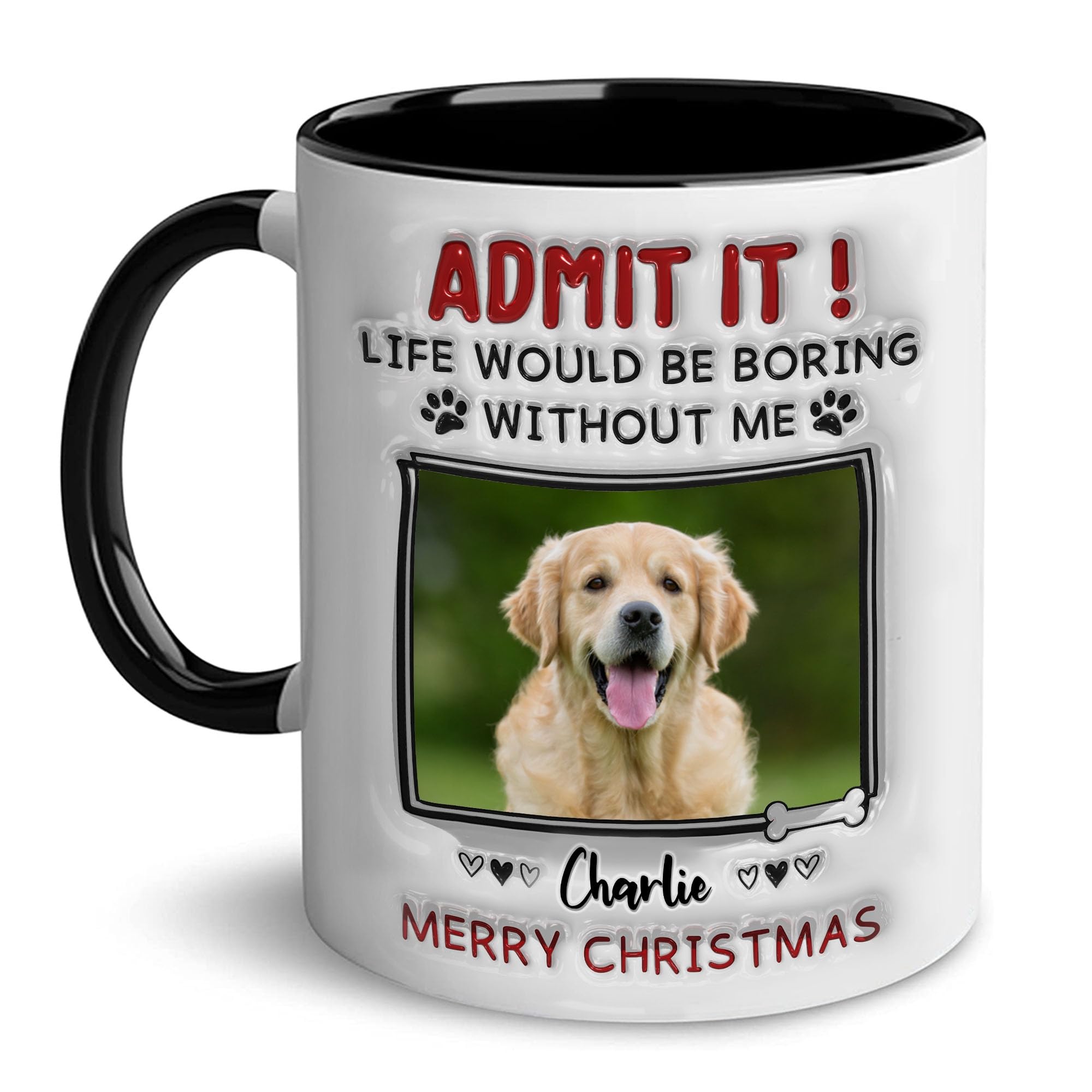 Amazon.com: Dog Christmas Gifts Admit It Life Would Be Boring Without ...