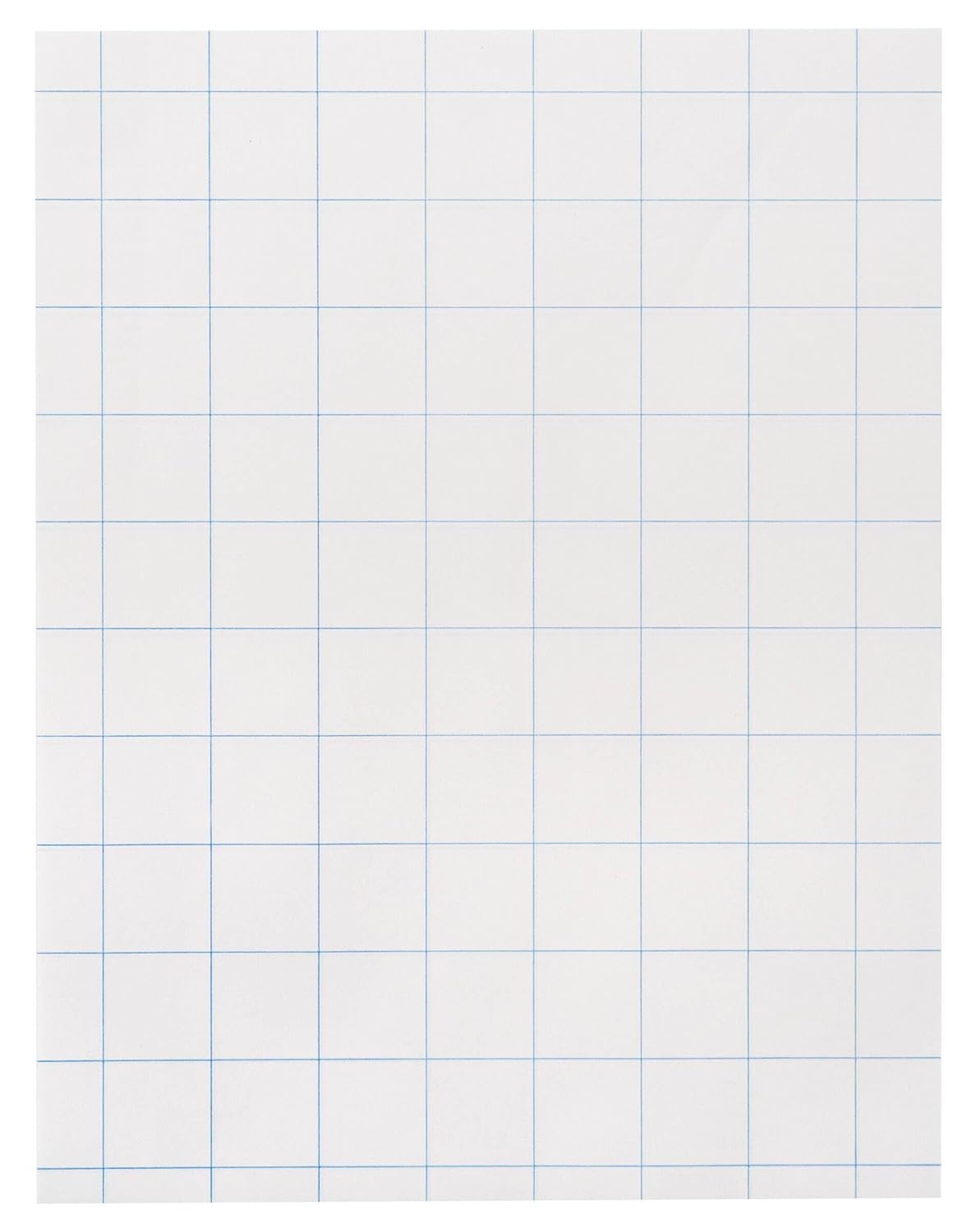 School Smart Double Sided Graph Paper with 1 in Rule - 8 1/2 in x 11 in ...