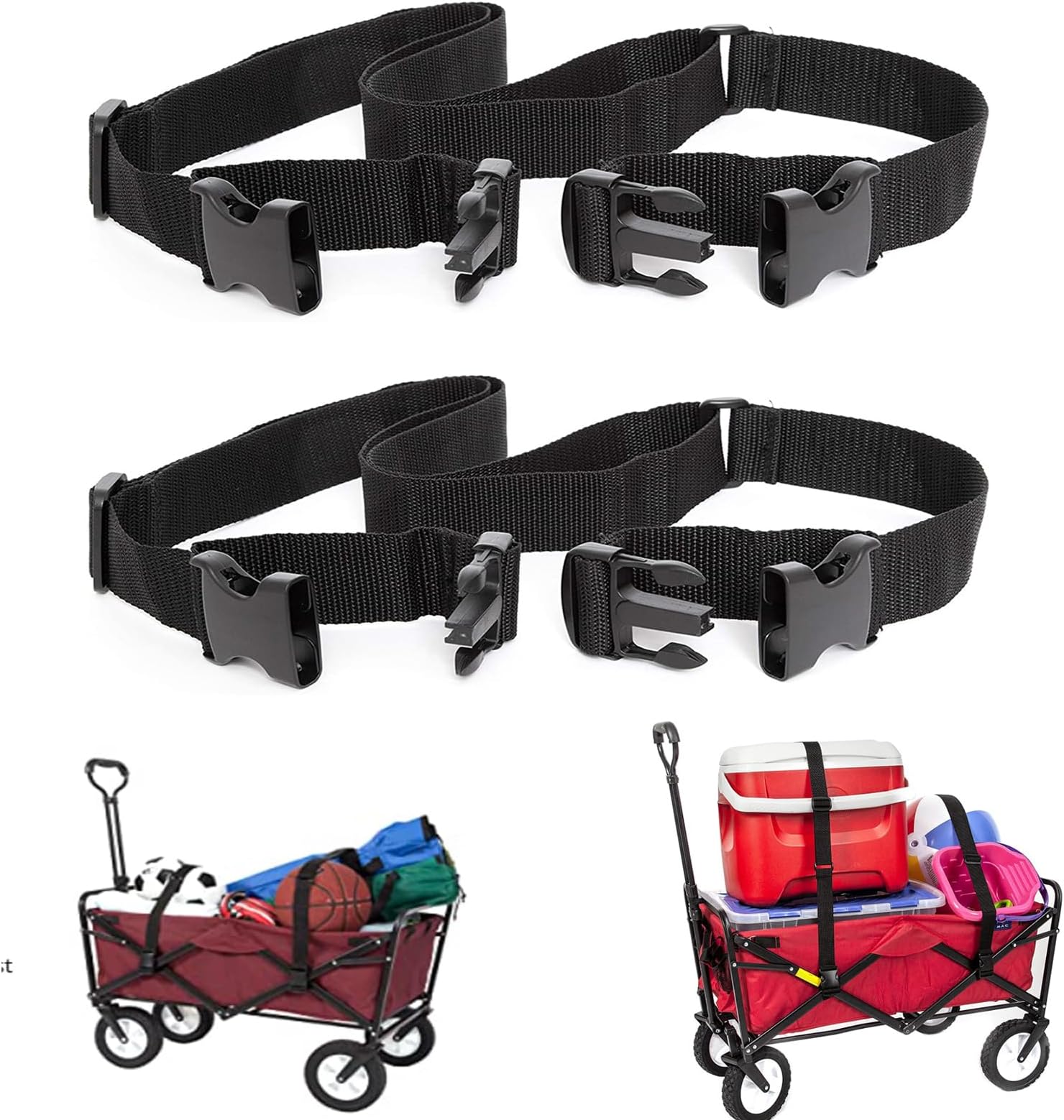 Amazon.com: MacSports Universal Buckle Straps for Collapsible Folding ...