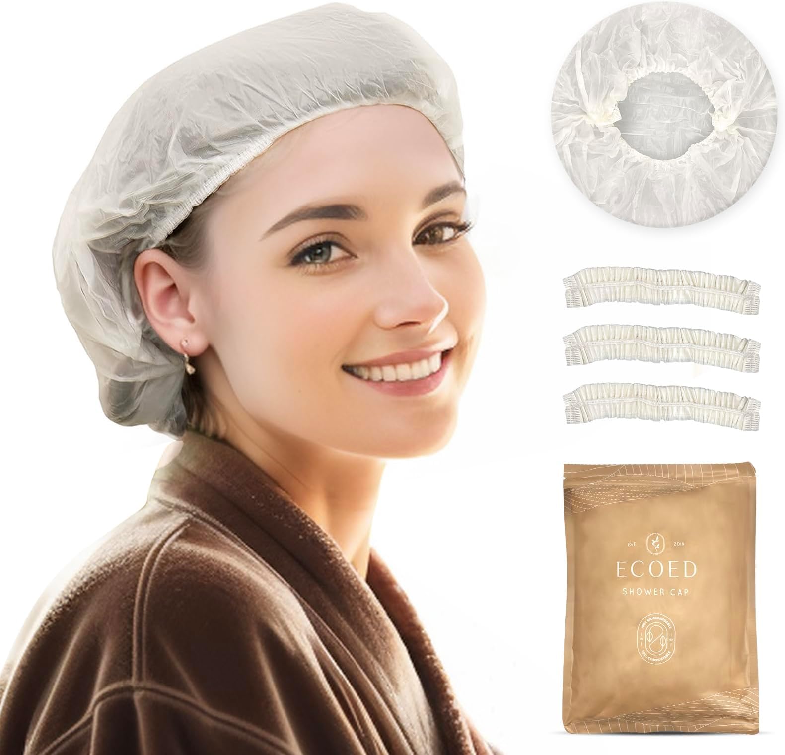 Amazon.com : 30pcs Disposable Shower Caps - Multi-Purpose Thickening ...