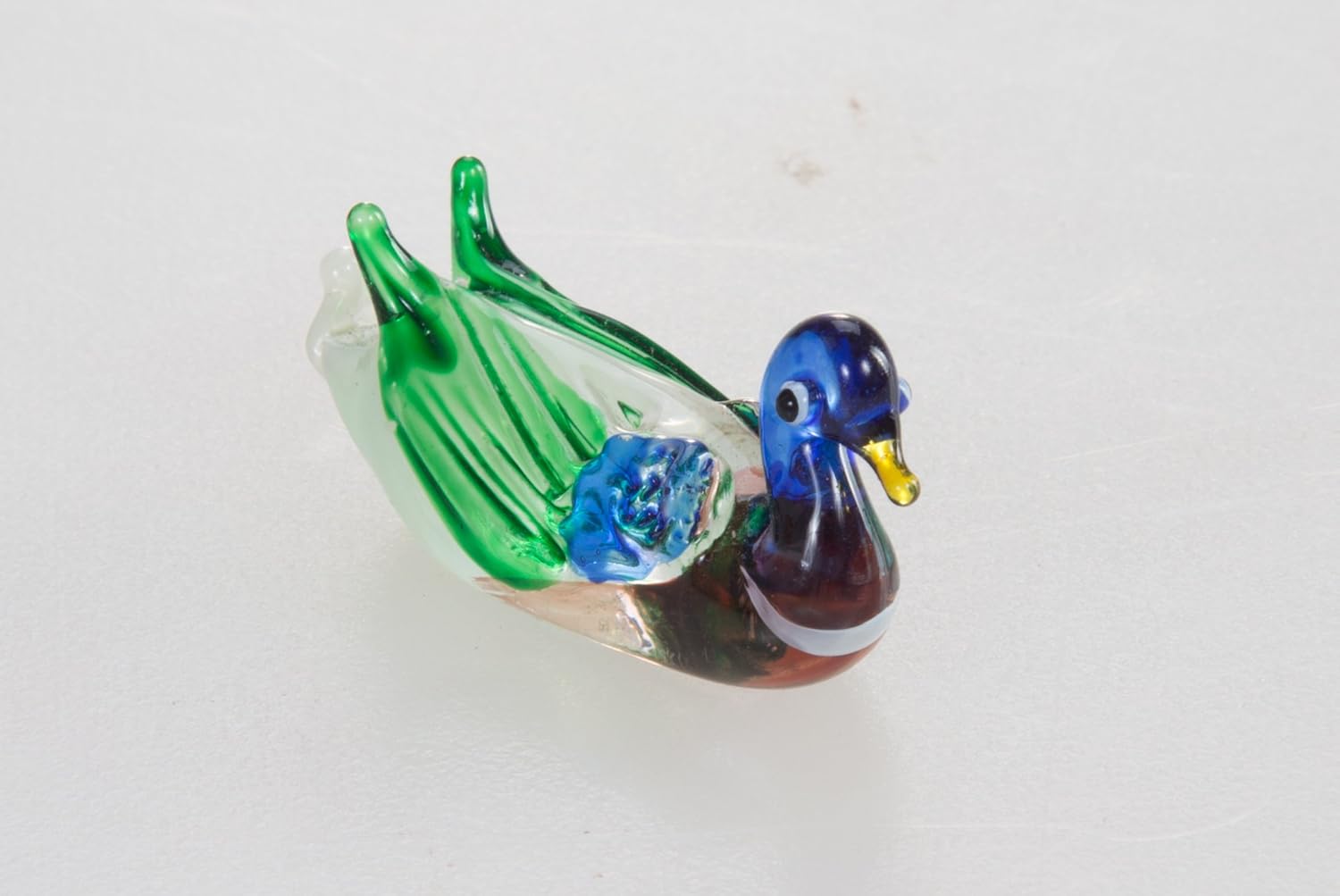 Amazon.com: WitnyStore Little Duck Hand Blown Blowing Glass Art Animal ...
