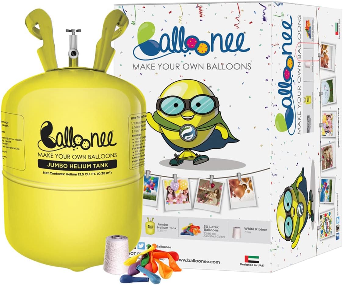 Amazon.com: AmazGas 13.4L Helium Tank With 14.9 cu.ft 99.99% Pure ...