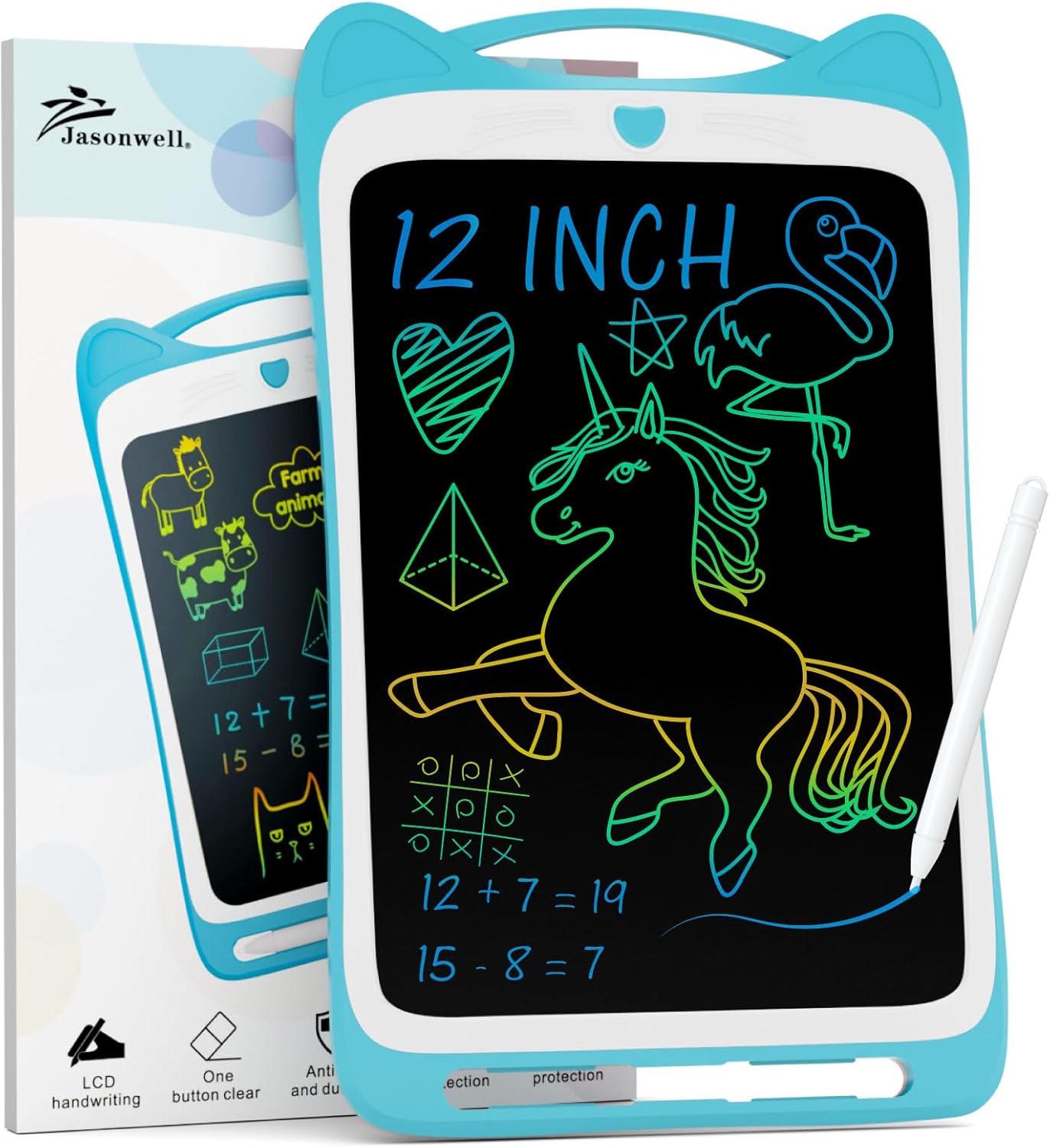 Amazon.com: Jasonwell LCD Drawing Writing Tablet - Drawing Pad Doodle ...