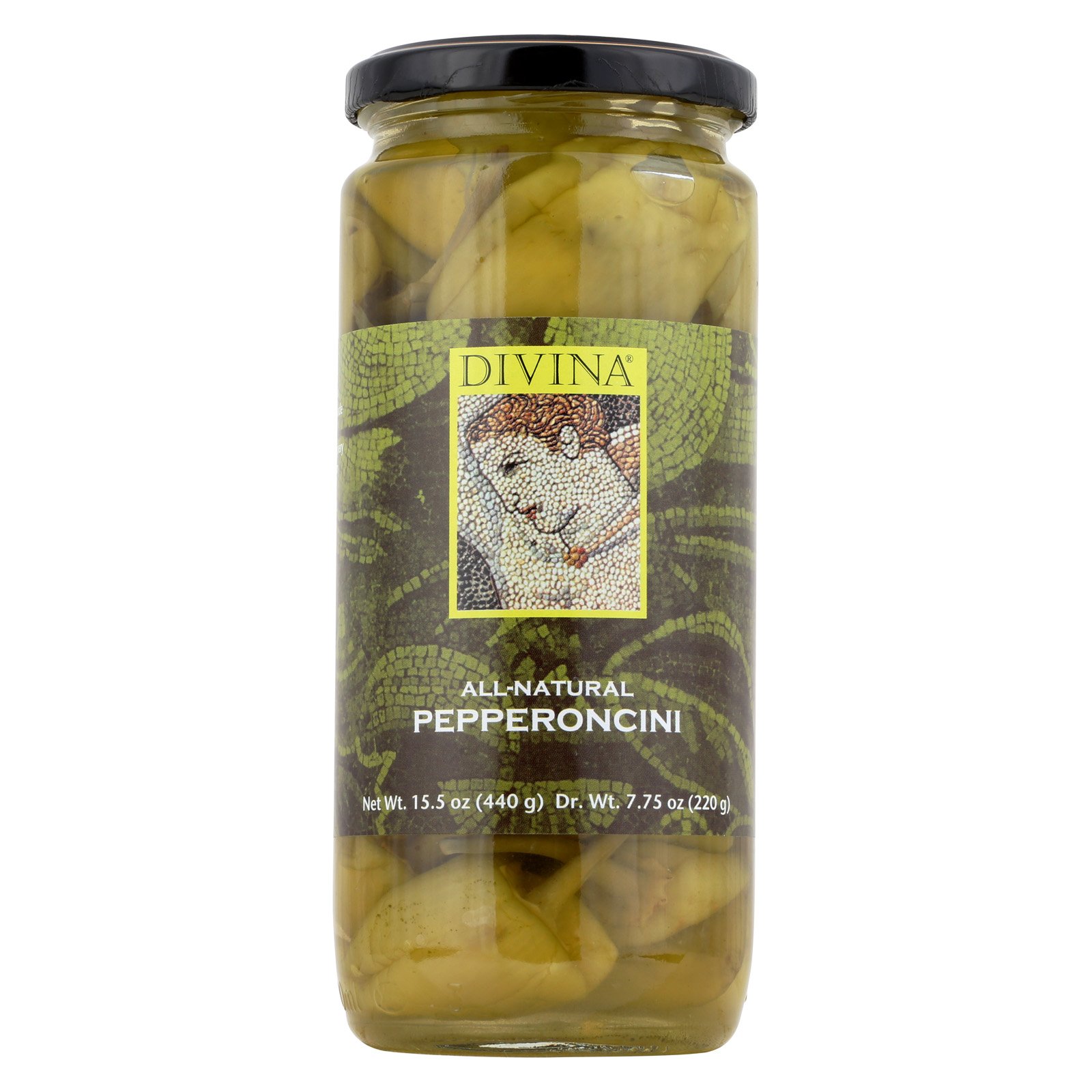 Amazon.com : Divina, Peppers Pepperoncini, 15.5 oz : Grocery & Gourmet Food