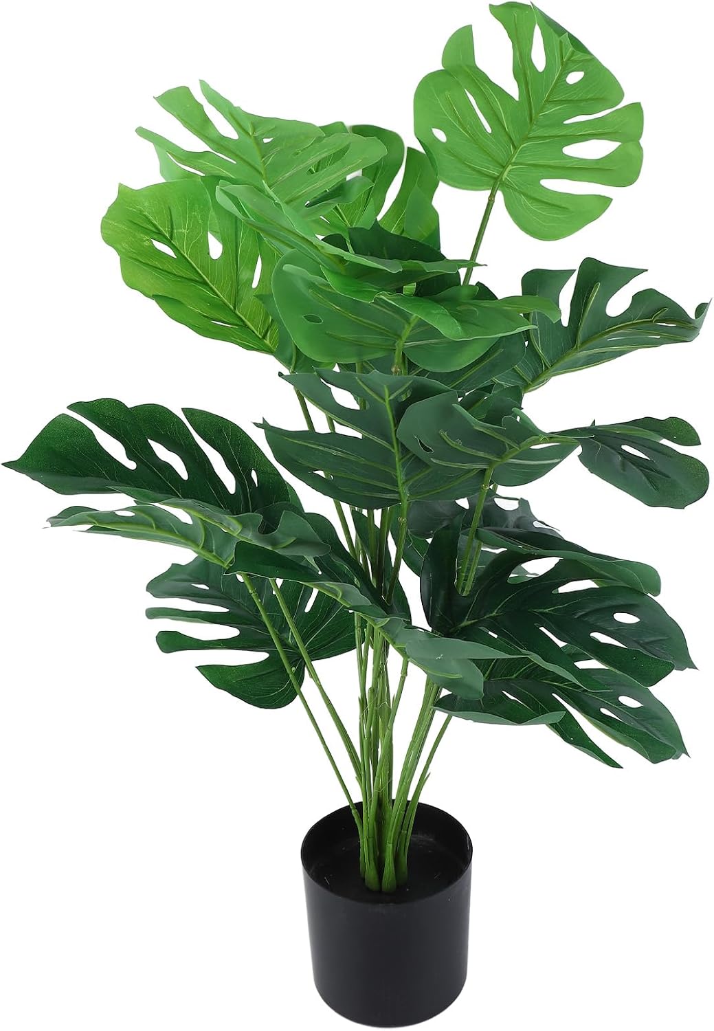 Amazon.com: Wnvivi 31.5 Inch Artificial Monstera Deliciosa Plant,18 ...