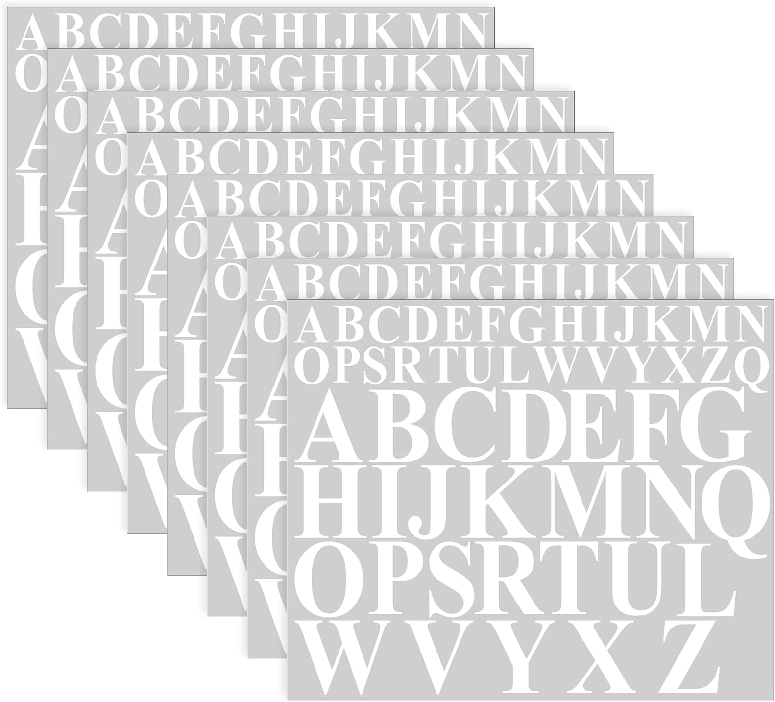 Amazon.com: Waynoda 24 Sheets 2 Inch Self Adhesive Letters Stick on ...