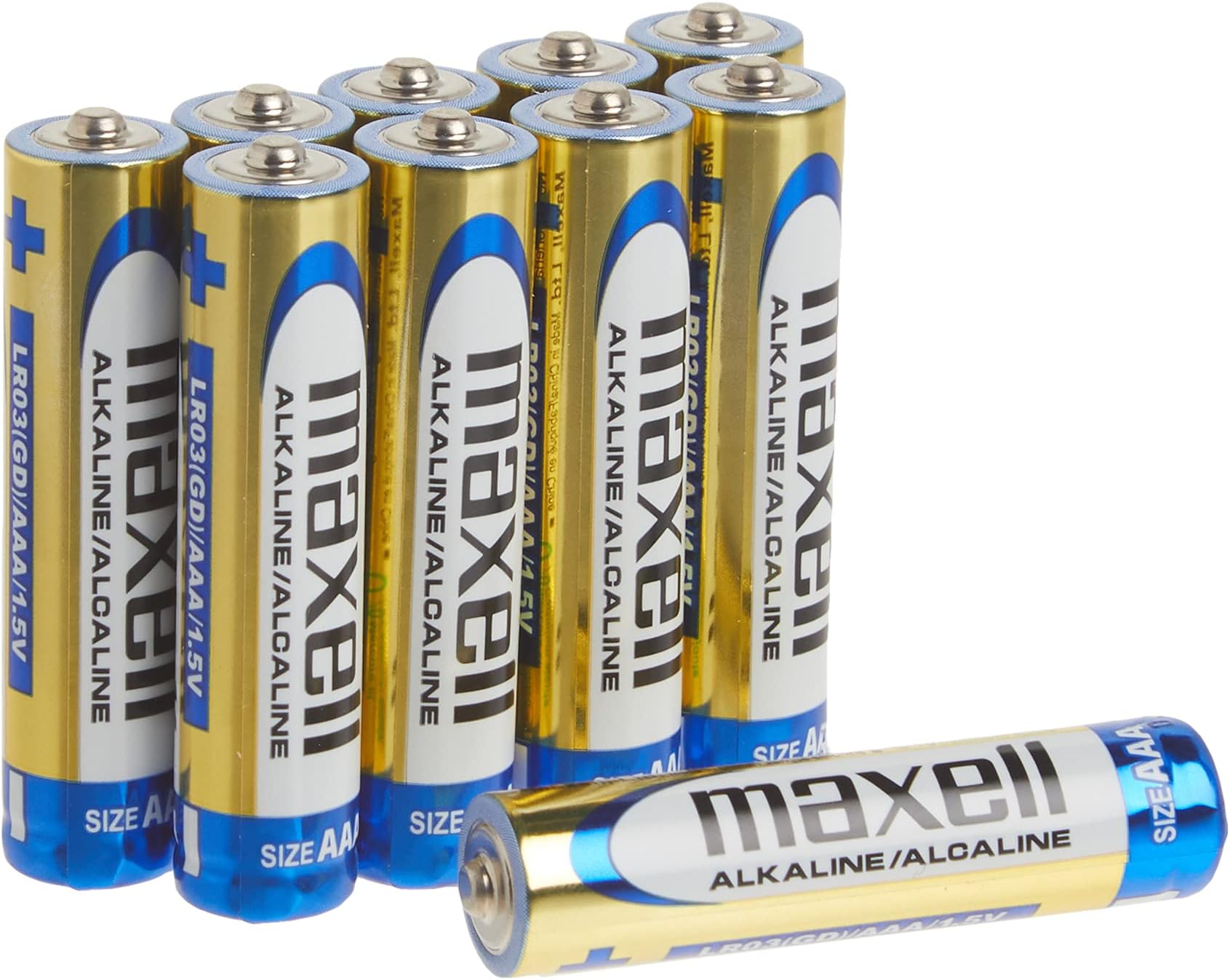 Maxell 723810 Ready-to-go Long Lasting and Reliable Alkaline Battery ...