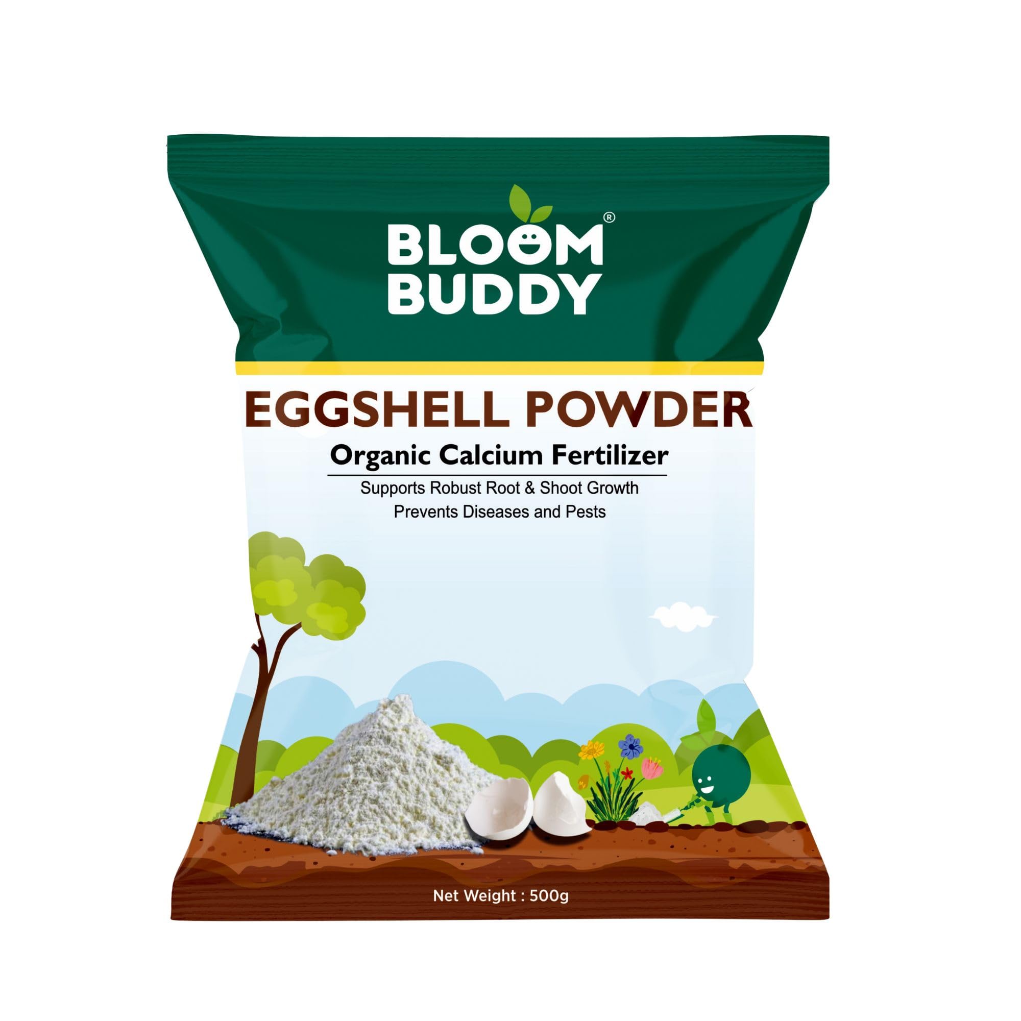 Bloombuddy Egg Shell Powder for Plants 500g - Organic Calcium ...
