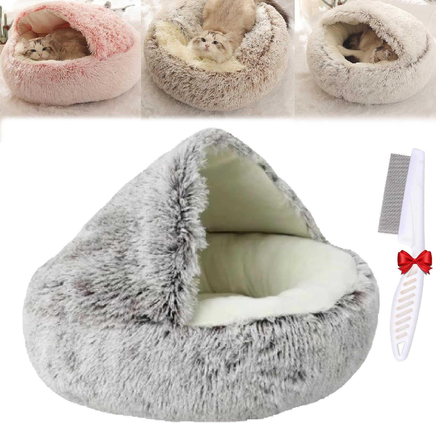 Amazon.com : Lapcatz Nest Bed, Lap Catz Bed, Donut Cat Bed, Dog Bed ...