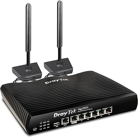 DrayTek Vigor 2860N VDSL/ADSL Router Firewall with Wireless N & 6 ...