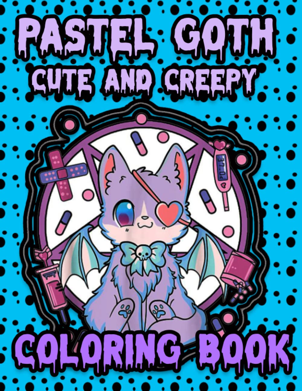 Pastel Goth Cute And Creepy Coloring Book Kawaii And Spooky ...