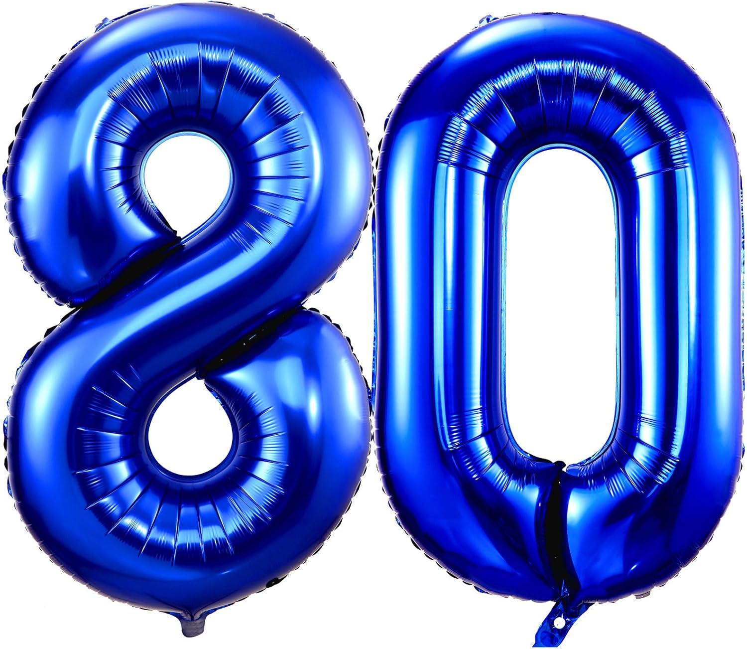 Amazon.com: Navy Blue Number 80 Balloons,40 Inch Dark Blue 80th ...