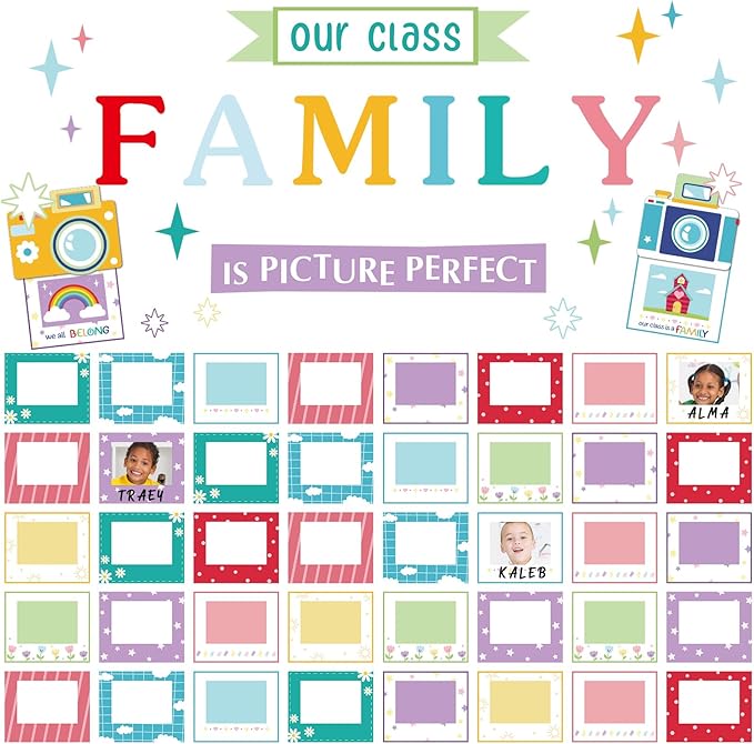 Amazon.com: Affrolling 67 Pcs Our Class Is a Family Bulletin Board ...