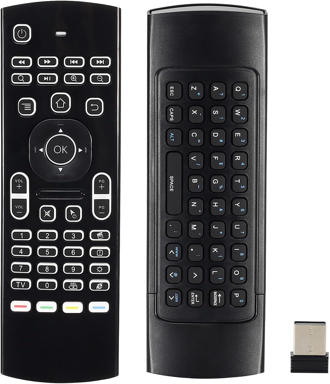 Amazon.com: Air Mouse,MX3 Pro Backlit Mini Keyboard Remote Control,Mini ...