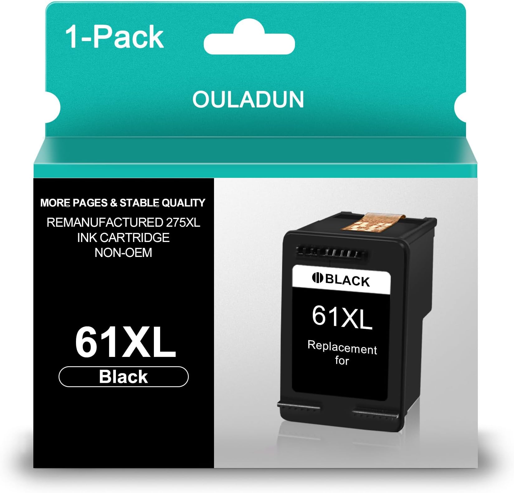 Amazon.com: 61XL Ink Cartridge Replacement for HP 61XL 61 XL Black Ink ...