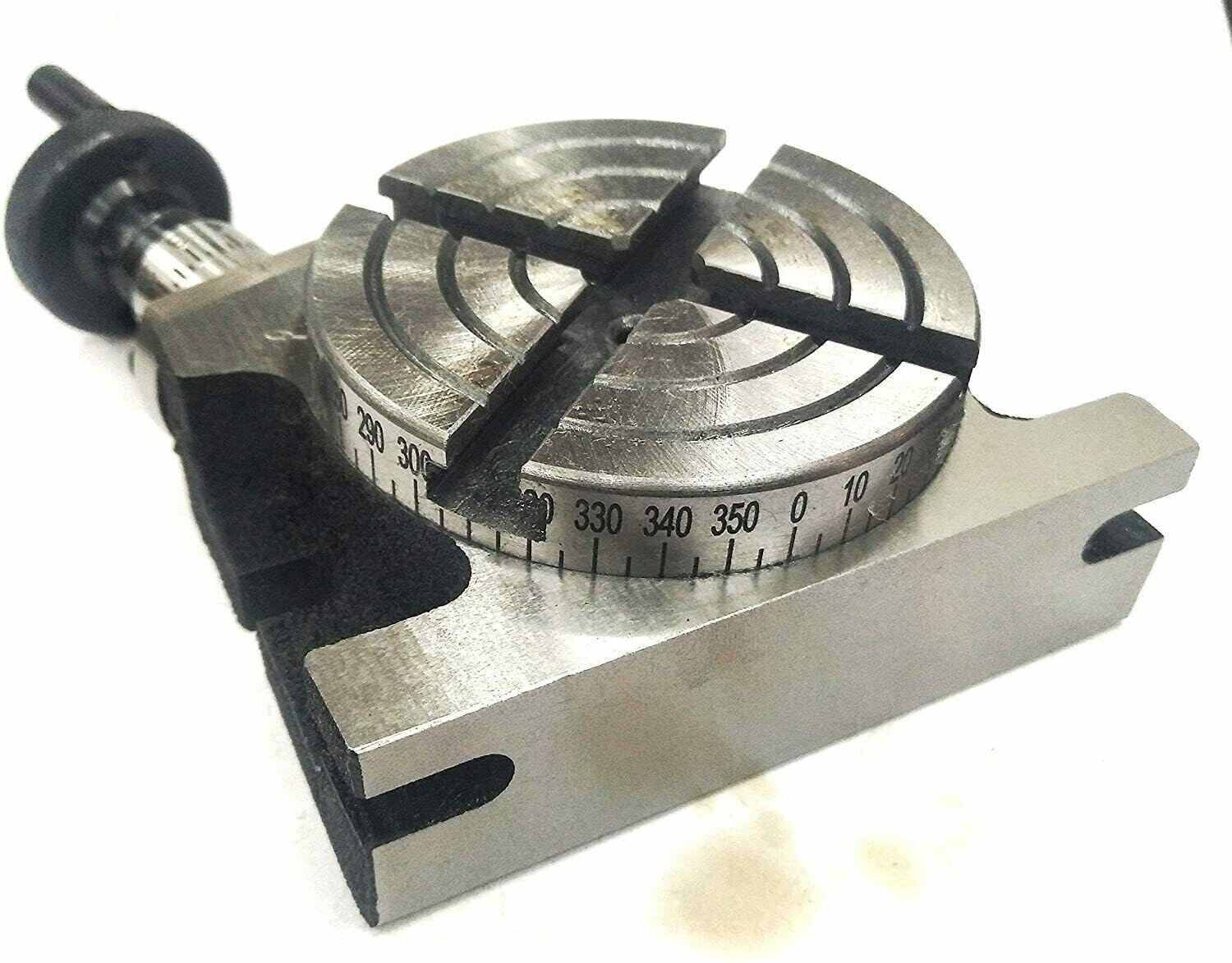 Rotary Table 3" inch -80 mm Horizontal & Vertical Model- 4 Slots ...