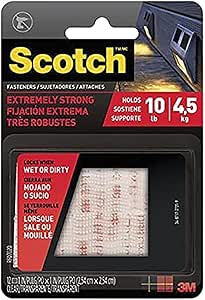 Scotch Extreme Fasteners, 1" X 1", White, 6/Pack : Amazon.ae: Tools ...