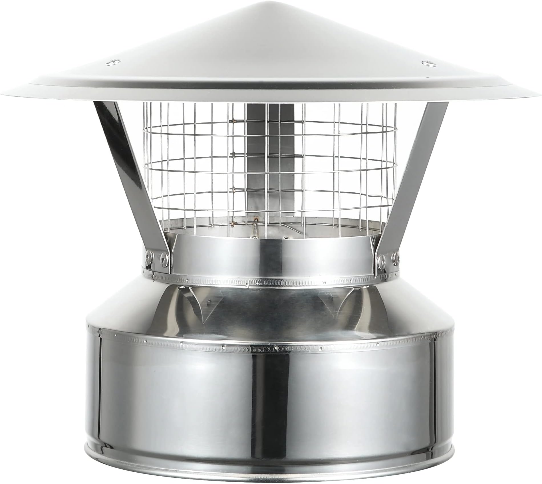 AllFuel HST 8" x 48" 304 Stainless Steel All Fuel Class-A Double Wall ...