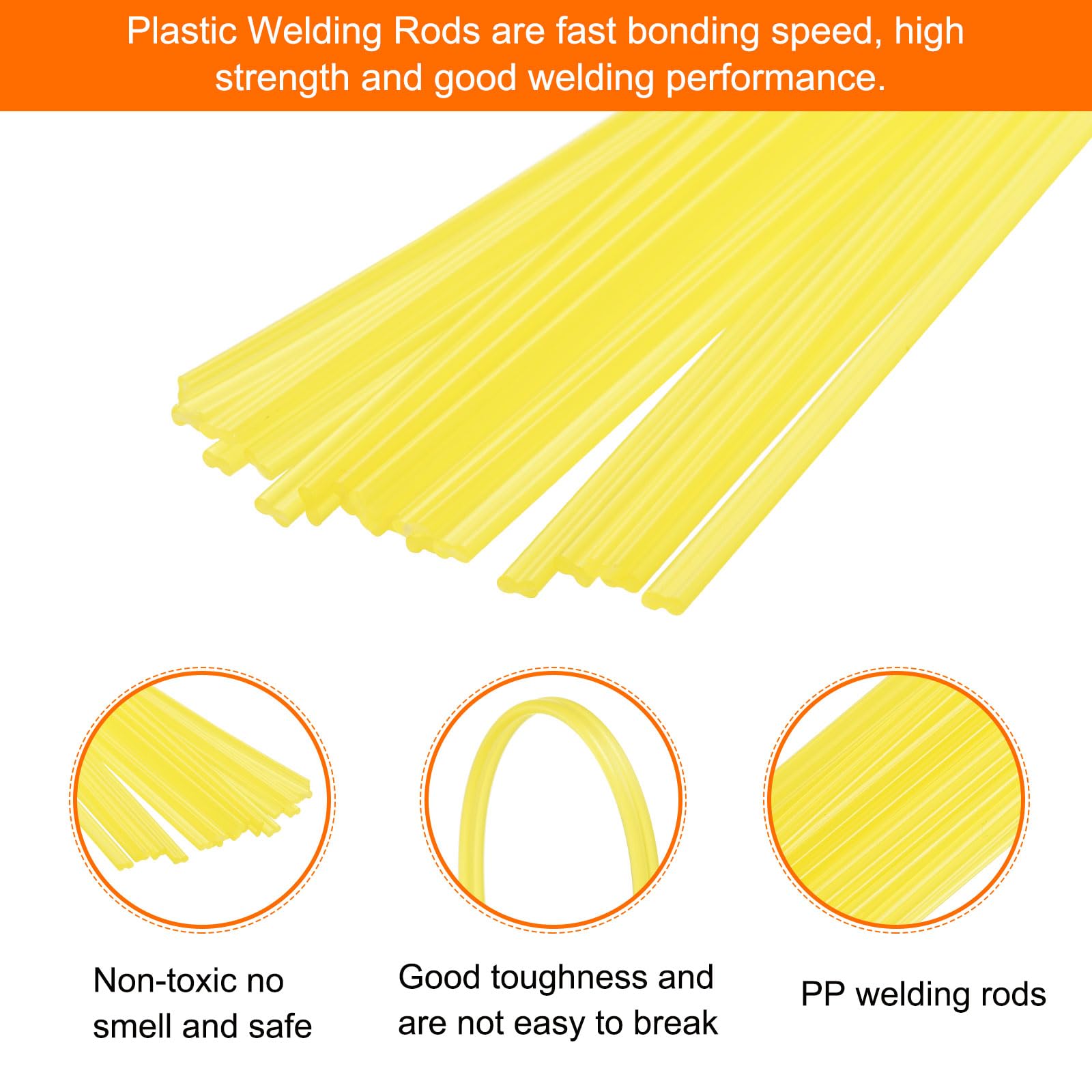 DIY Plastic Welding Kit 30 Pack 20pcs 10 Inch Plastic Welding Rods PE ...