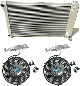 Full Aluminum Radiator For 1967 1968 1969 1970 1971 1972 Chevy C10 C20 ...