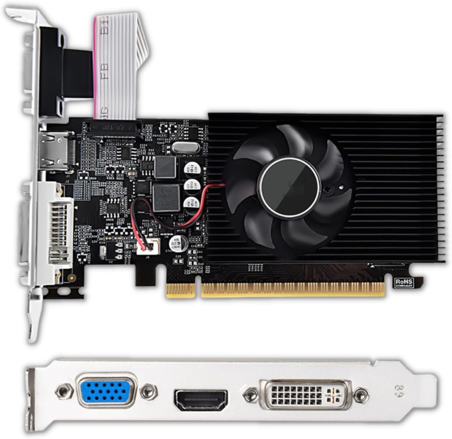 Amazon.com: GT610 Computer Graphics Card, 2GB DDR3 64bit PCI Express ...