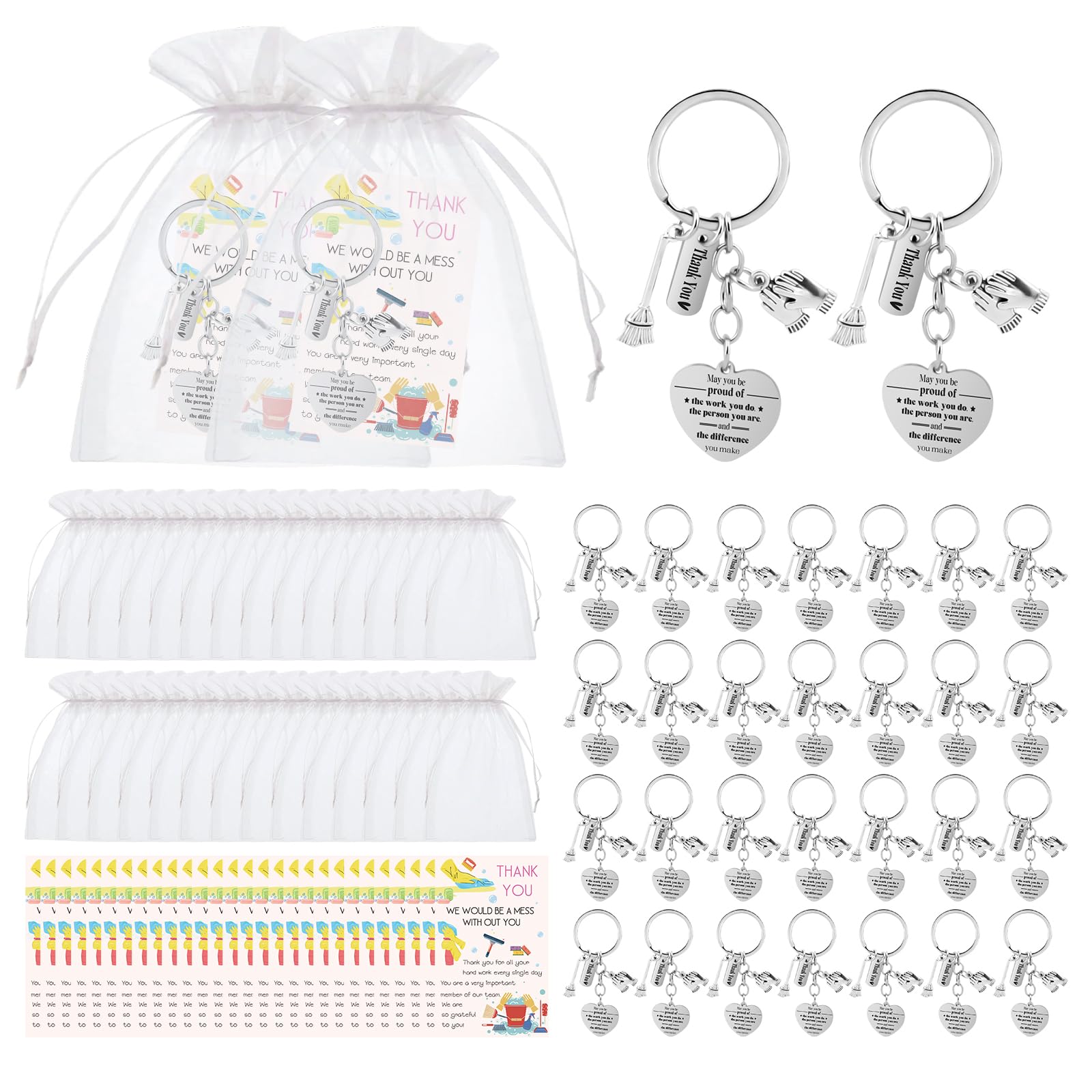 Amazon.com: ZCPTZ 30 Sets Housekeeping Appreciation Gift, Cleaning ...