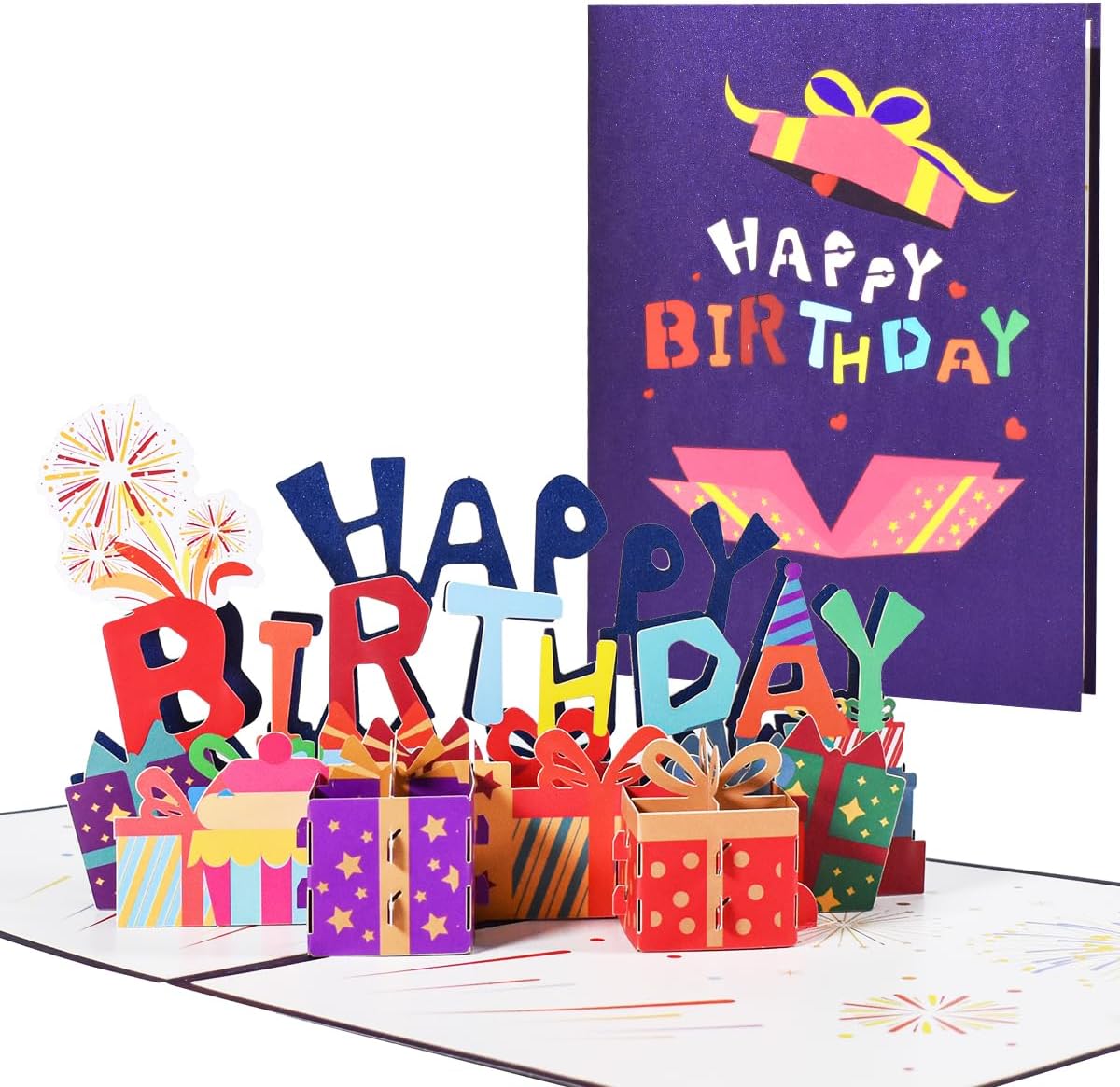 Amazon.com : CNLITIHEKA Birthday Card, Pop Up Birthday Card for Women ...