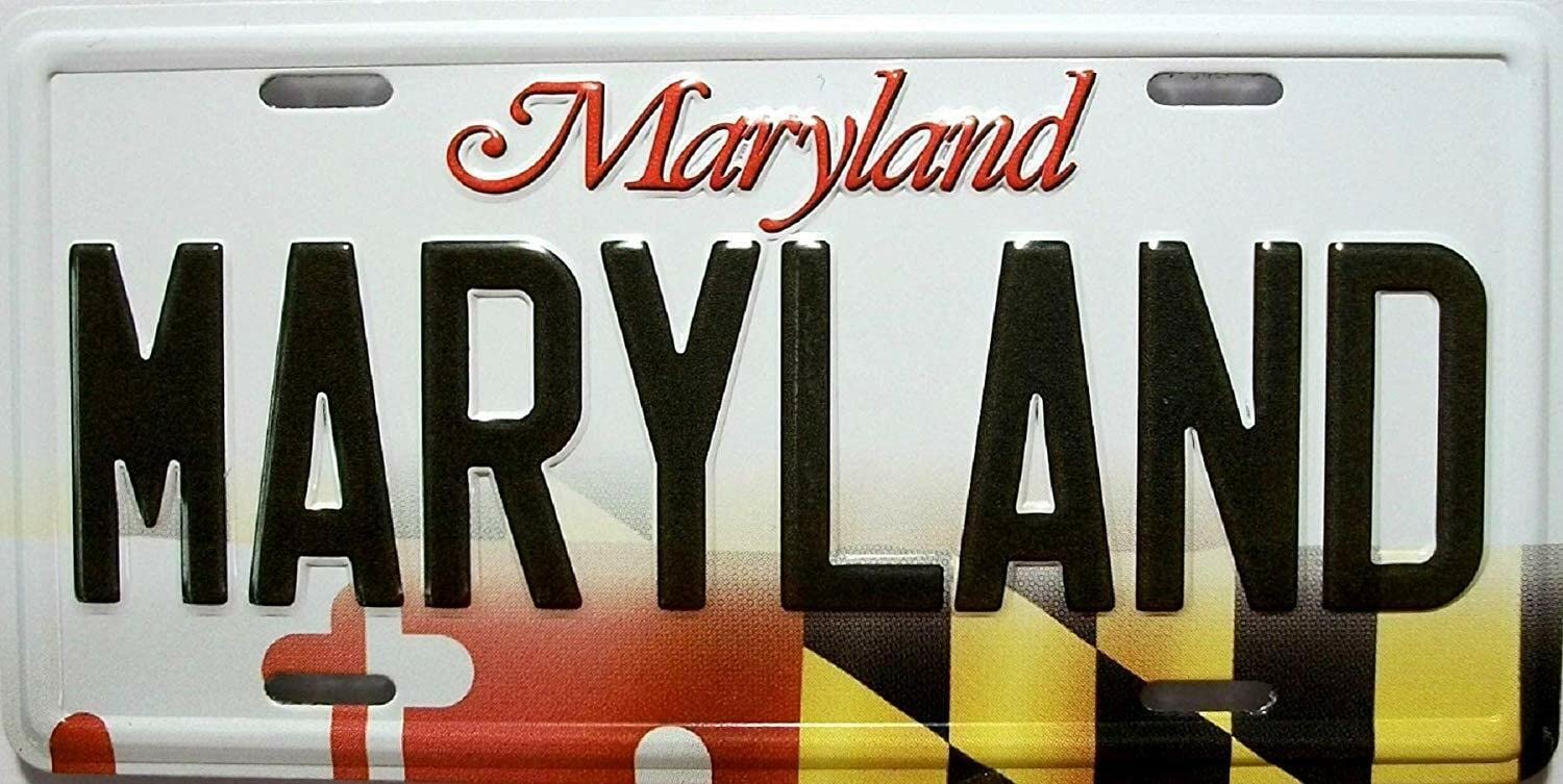 Amazon.com: Maryland State License Plate Novelty Fridge Magnet : Automotive