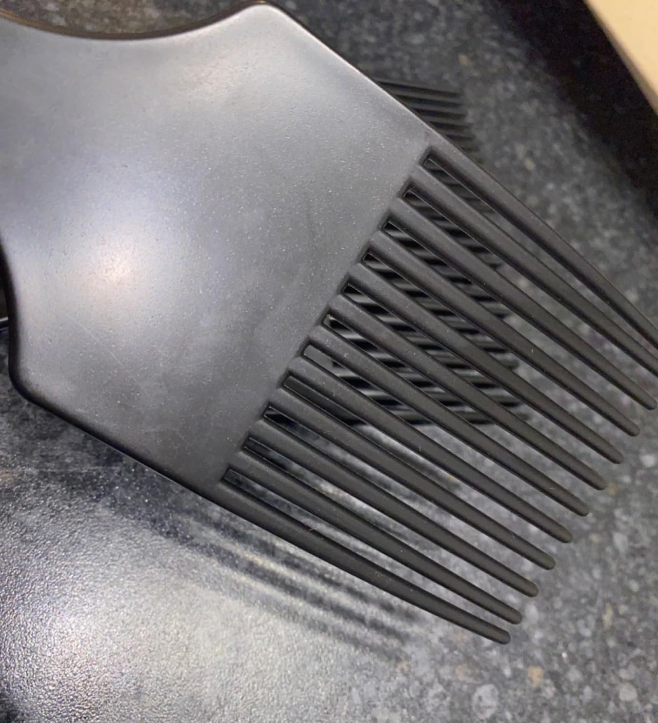 3 Pieces Afro Hair Pick Comb, Smooth & Sturdy Wide Tooth Hair Pick Comb ...