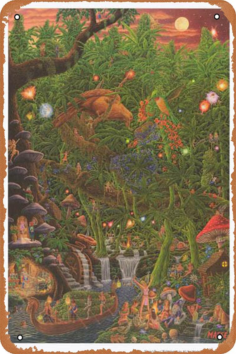 Amazon.com: shvieiart Art Metal Posters Tom Masse Celestial Harvest Art ...
