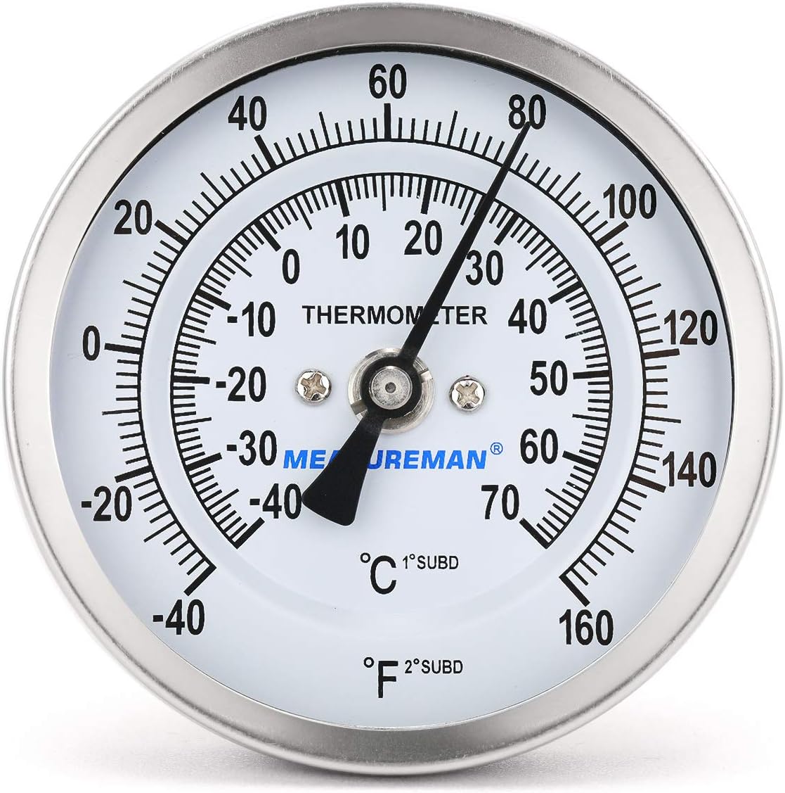 Amazon.com: General Tools PT2008G-220 Analog Stem Thermometer with 0 to ...