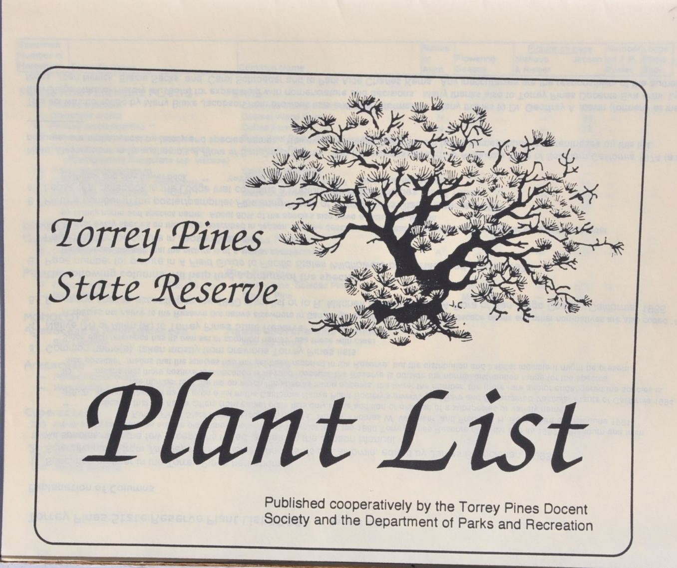 Torrey Pines State Reserve Plant List: Marty Blake Jacobson, Dr ...