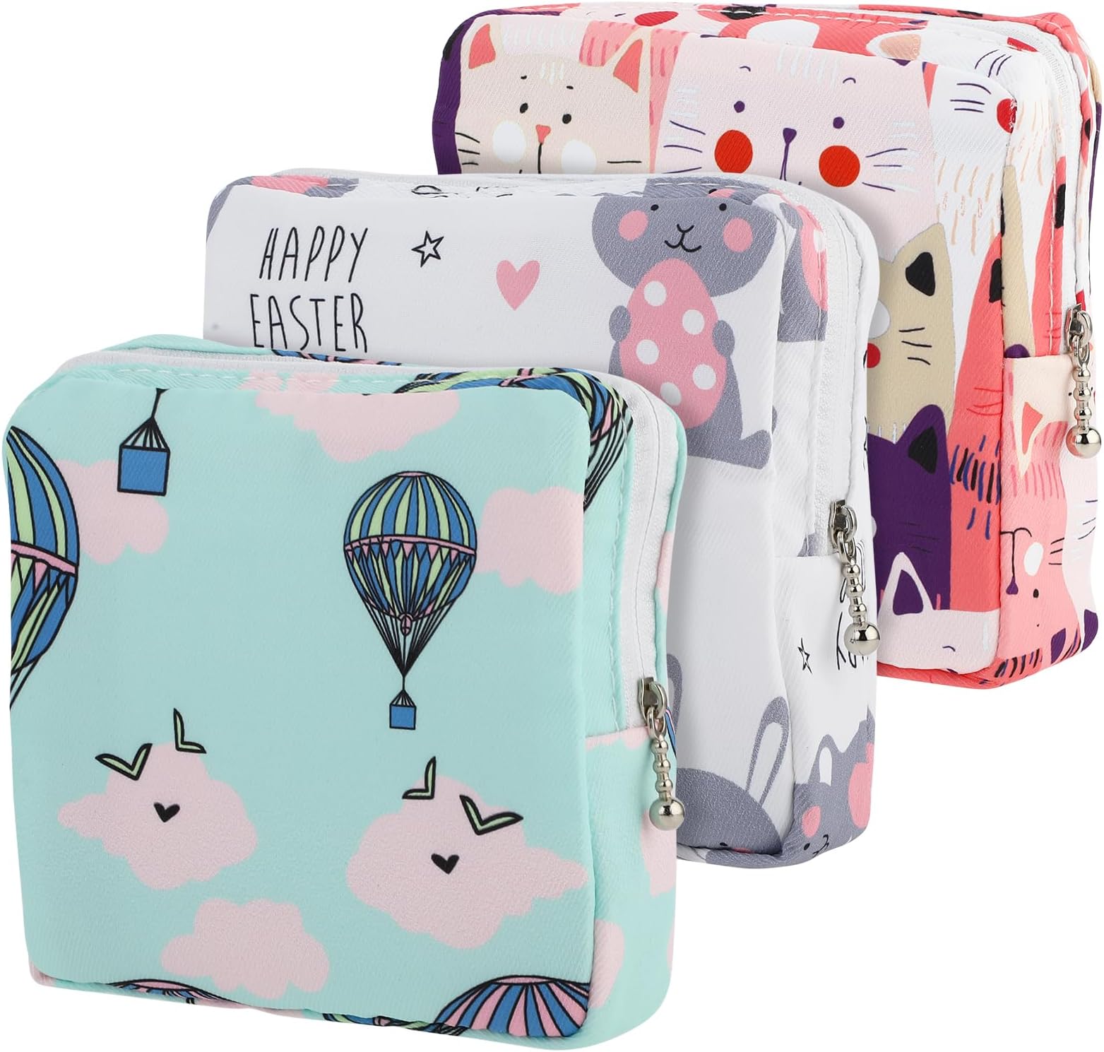 Amazon.com: cobee 2PCS Sanitary Pad Storage Bag, Cute Sanitary Napkin ...