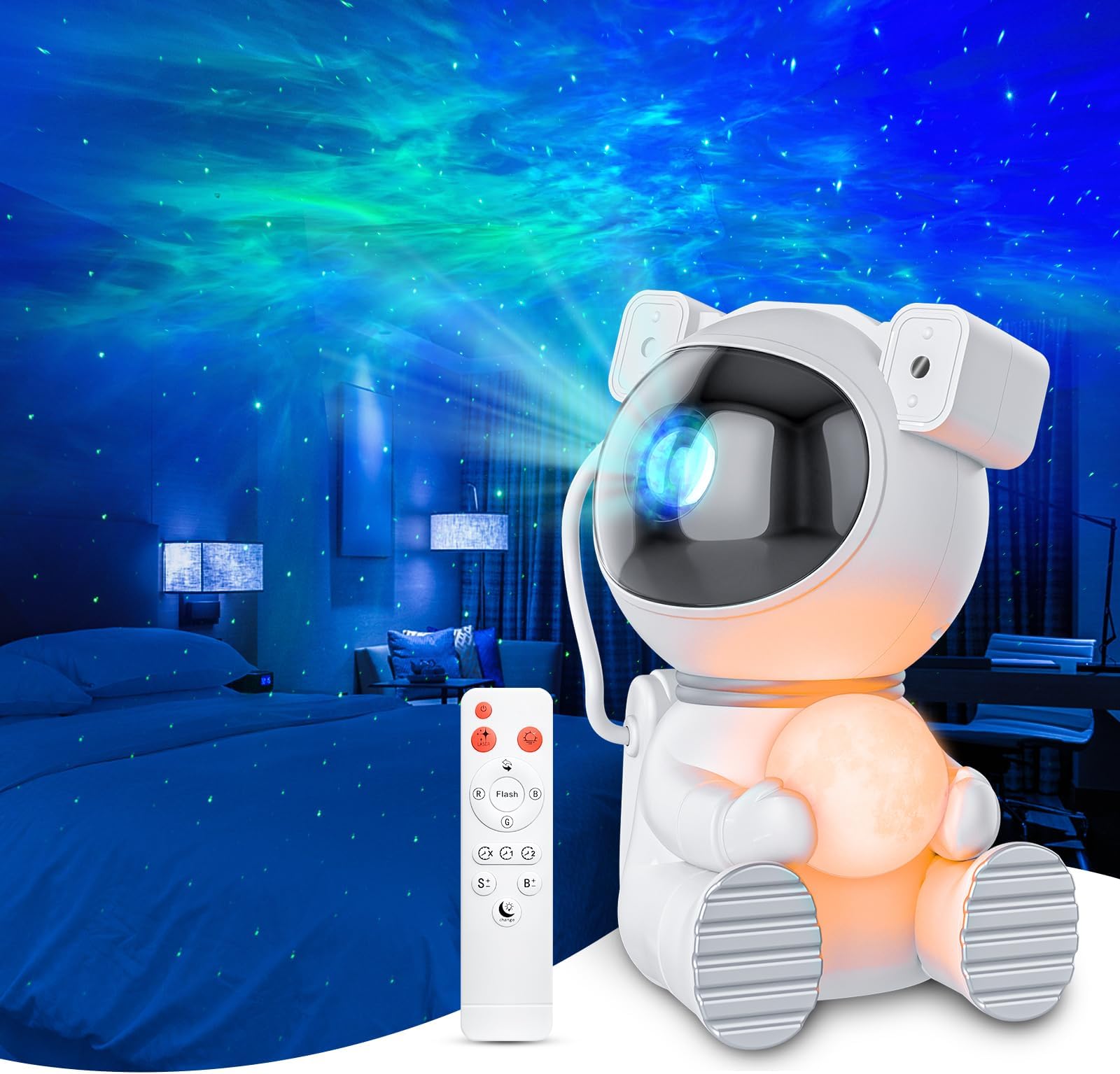 Amazon.com: Cayclay Astronaut Galaxy Projector, Star Projector with ...