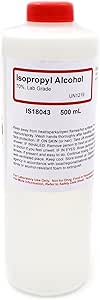 Laboratory-Grade Isopropyl Alcohol, 70%, 500mL - The Curated Chemical Collection : Amazon.co.uk ...