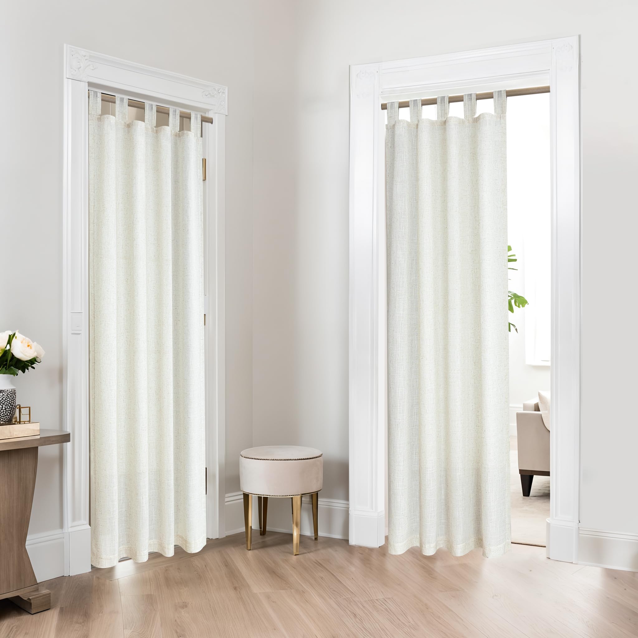 Amazon.com: KOUFALL Door Curtain for Doorways,Tab Top Privacy Boho ...